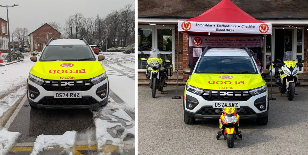 Blood Cars | Shropshire, Staffordshire and Cheshire Blood Bikes